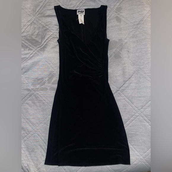 Jump | Dresses | Vintage Black Ruched Jump Dress | Poshmark
